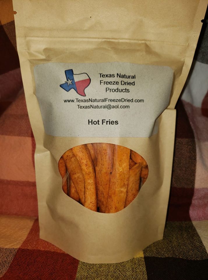Freeze Dried Sweet Potato Fries – Texas Natural Freeze Dried Products